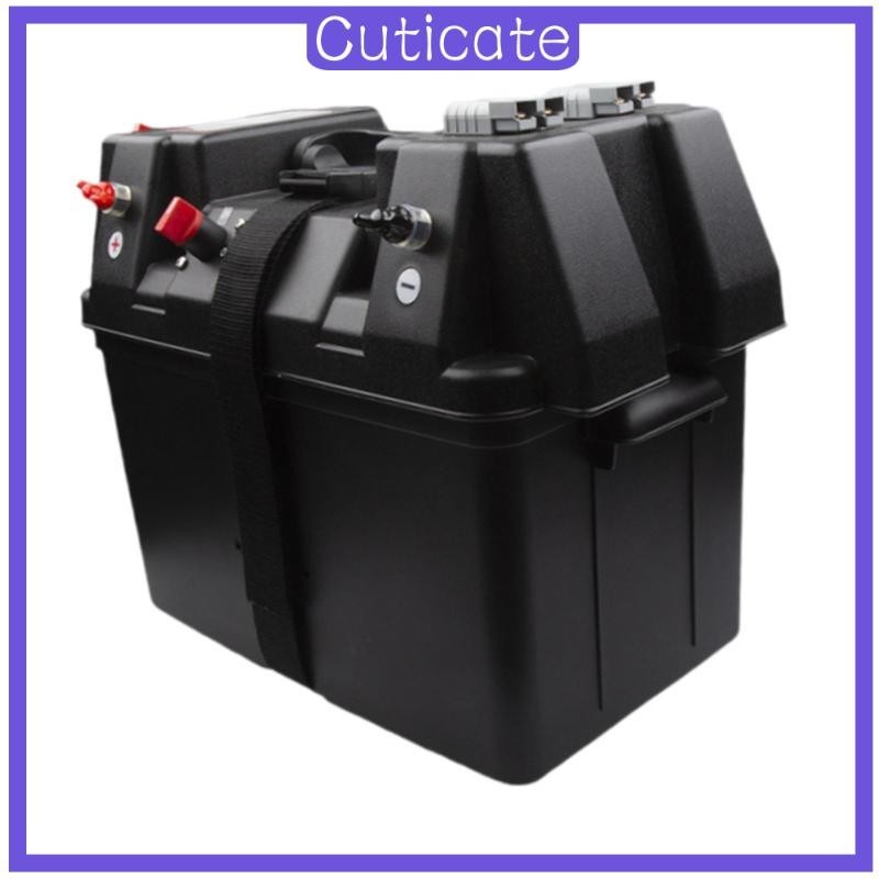 [CUTICATE] Battery Box Multifunctional Premium Portable Outdoor Battery ...