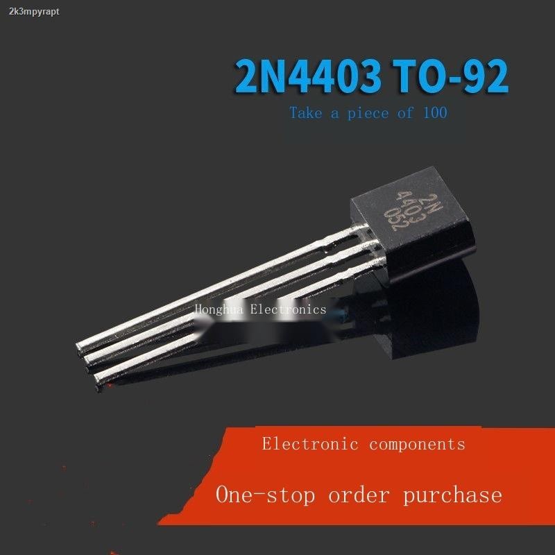 Straight plug transistor 2N4401 2N4403 TO-92 new spot NPN type medium ...