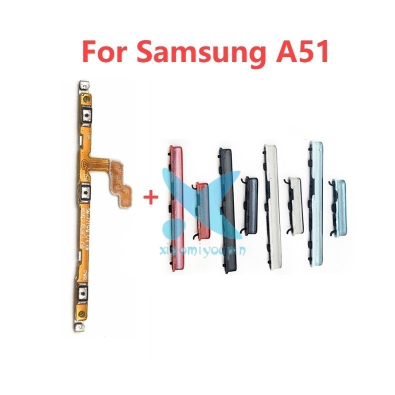 For Samsung Galaxy A51 Power On Off Button Flex Out Side Volume Up Down ...