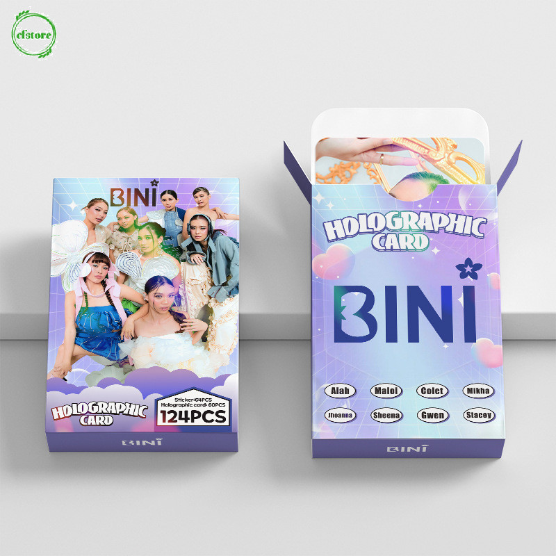 124 LOMO small cards BINI laser cards | Shopee Philippines