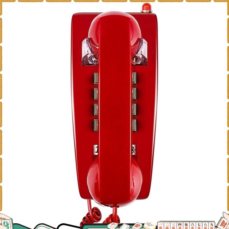 Classic Wall Phones for Landline with Mechanical Ringing, Single Line ...