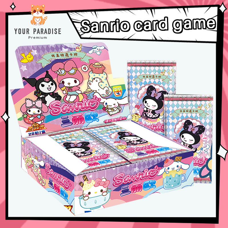 Sanrio Card Game Kuromi Hello Kitty Melody Pacha Dog Flash Card Rare ...
