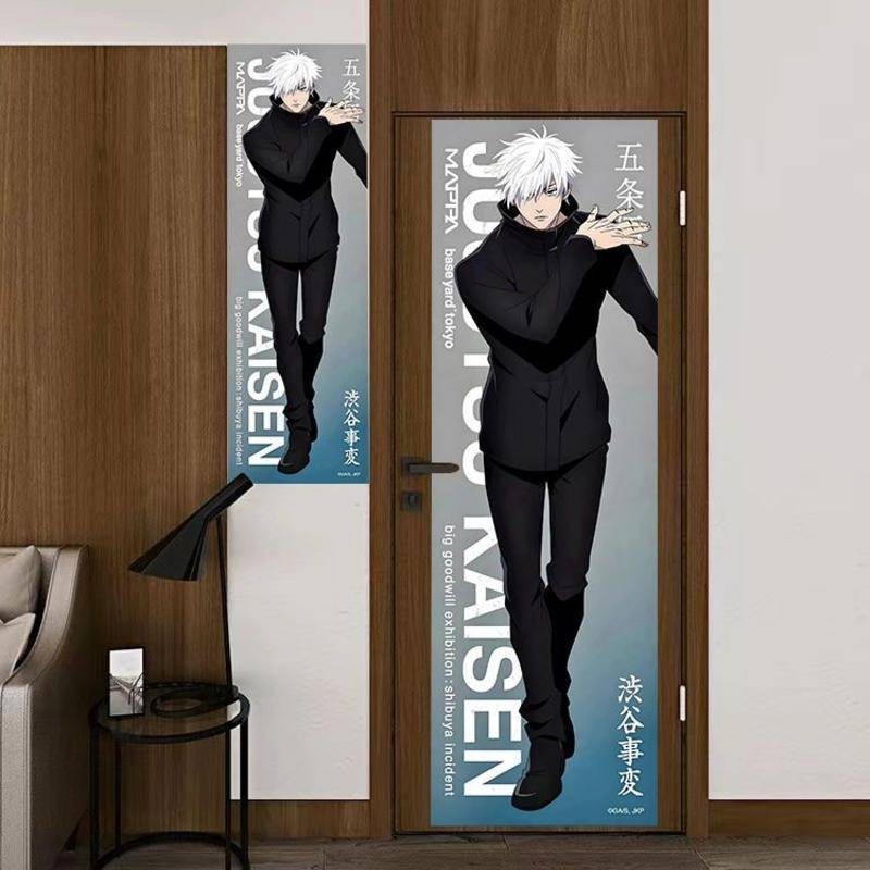 Anime Wall Decor Jujutsu Kaisen poster Vertical Tapestry Gojo Satoru ...