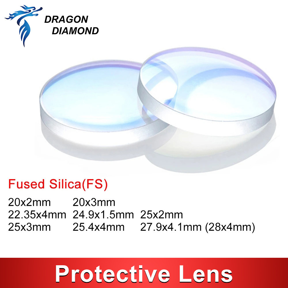 10PCS Laser Protective Windows 27.9x4.1 24.9x1.5 30x5 18x2 20x2 30x2 ...