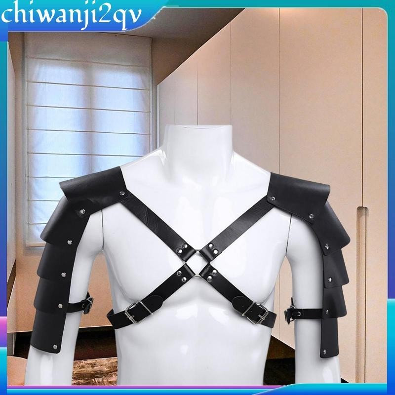 [chiwanji2qv] Men's Waist Belts Leather body Straps harness Adjustable ...