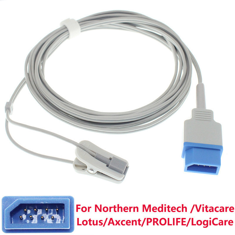 Spo2 Sensor Compatible with Northern Meditech Aquarius Vitacare Lotus ...