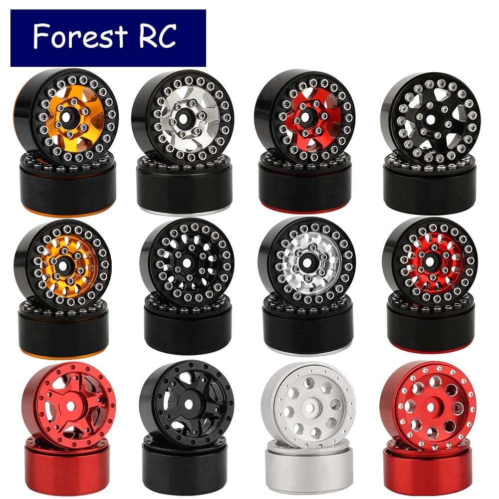 Aluminum Alloy 1.0 Inch Beadlock Wheel Hub Rims for RC Crawler Car 1/24 ...
