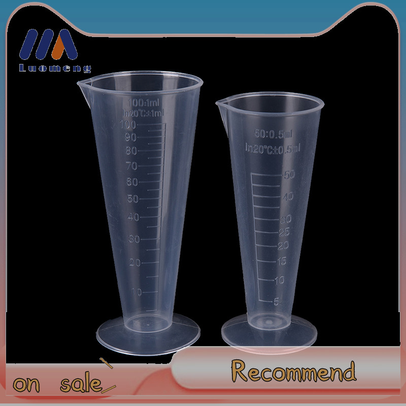 LuoMeng 50ml 100ml Transparent cup scale Plastic measuring cup ...