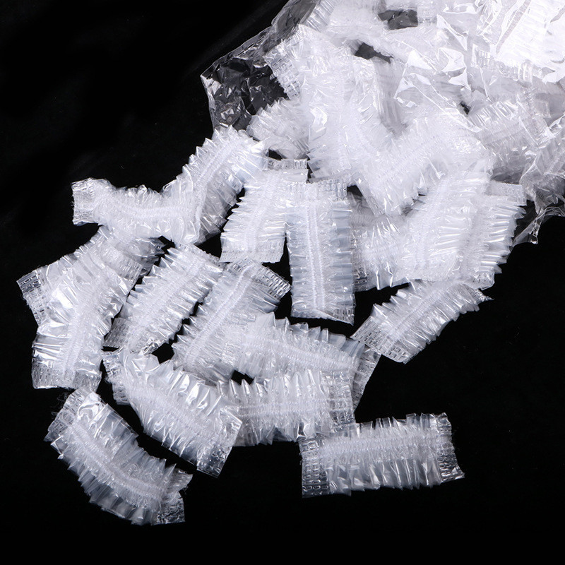 【soldmax】 100PCS Disposable PE Ear Cover Waterproof Transparent Ear ...