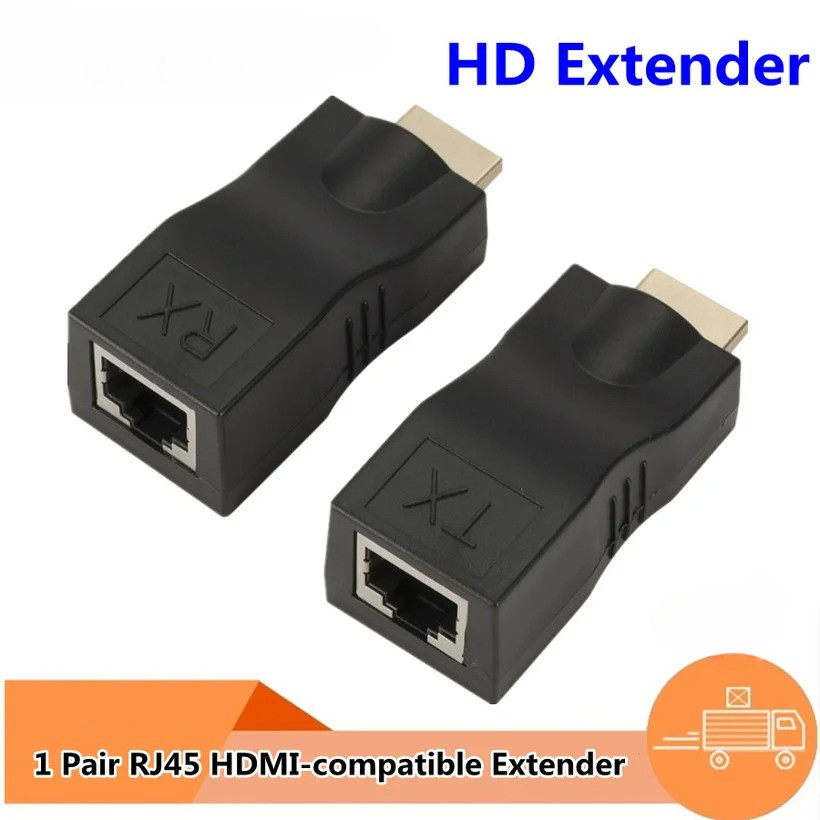 RJ45 Hdmi-Compatibel Extender Uitbreiding Tot 30M Over CAT5e Cat6 ...