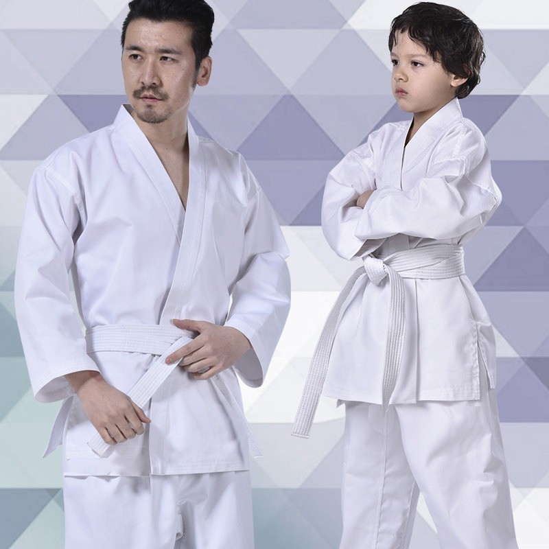 [In Stock] Child Adult Karate Uniform Suit WTF Taekwondo Kick Boxing ...