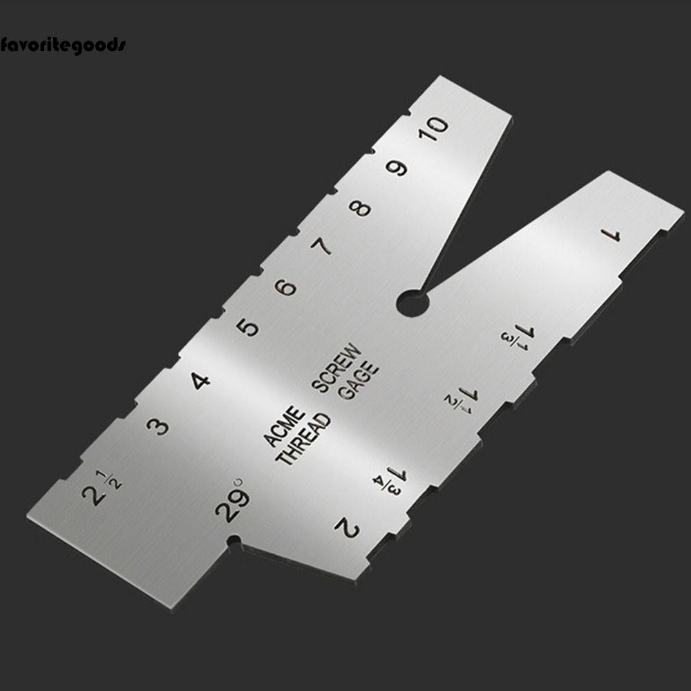 FAVORITEGOODS Angle Gauge Gauging Thread Nickel Plated Bit Gauge ...
