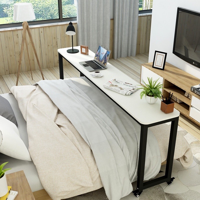 Cross bed table removable bed end table home bedside table laptop ...