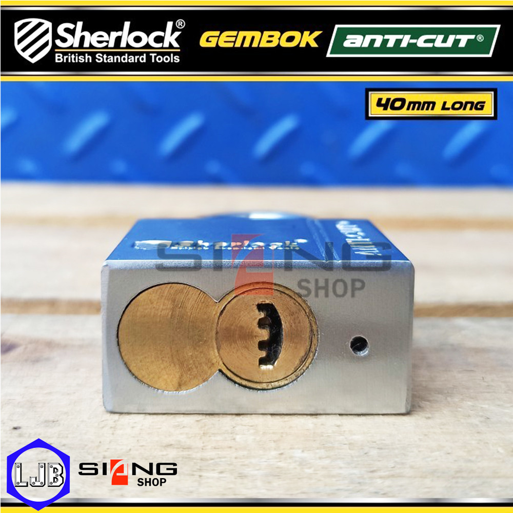 Sherlock Original 40mm Long Anti-Cut Padlock | Shopee Philippines