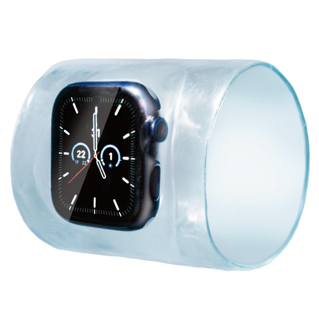 POOL PARK BAND SOFT Clear transparent L size Pool smartwatch protection band Developed by a ...