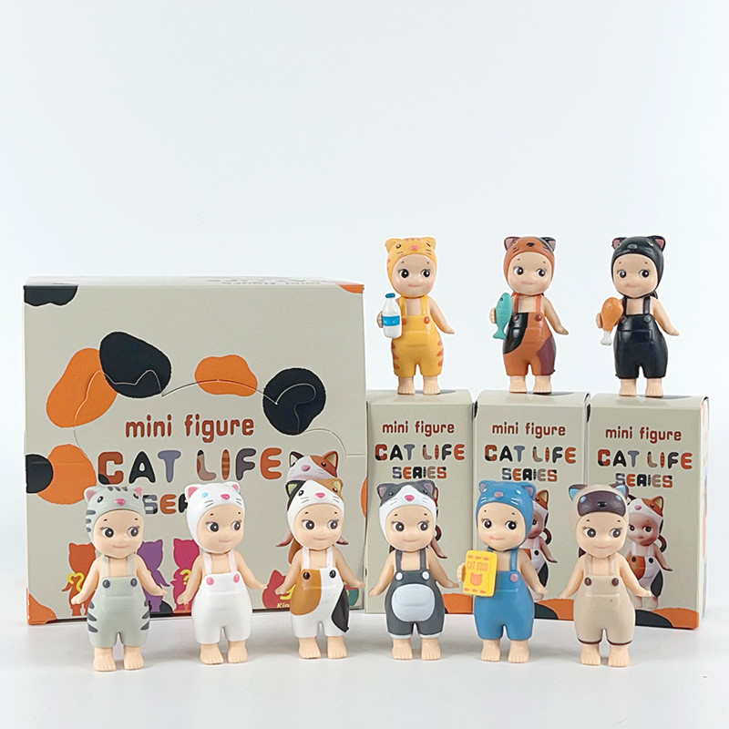 Sonny Angel Hippers Anime Figures Harvest Series Fruit and Cat Life ...