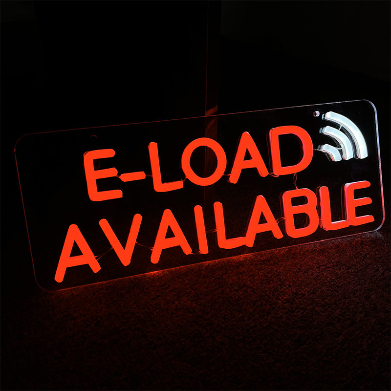 UNOLUX Custom Neon Signs E-Load Offers Signage - Information Signs ...