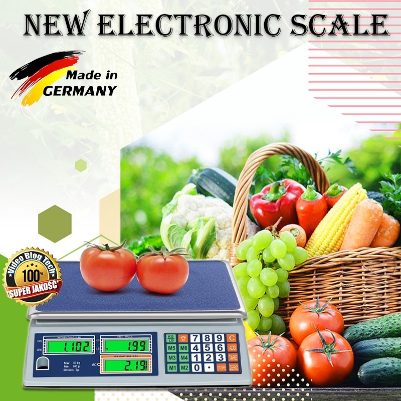 Villa Rechargeable Digital Price Scale Computing Scale weighingscale ...