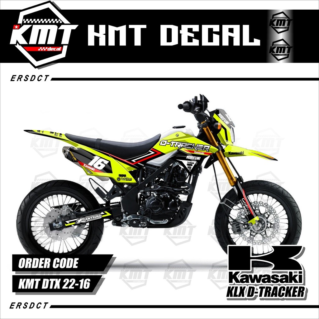 Kawasaki KLX Dtracker 150 New Fullbody Cross Supermoto Motorcycle ...