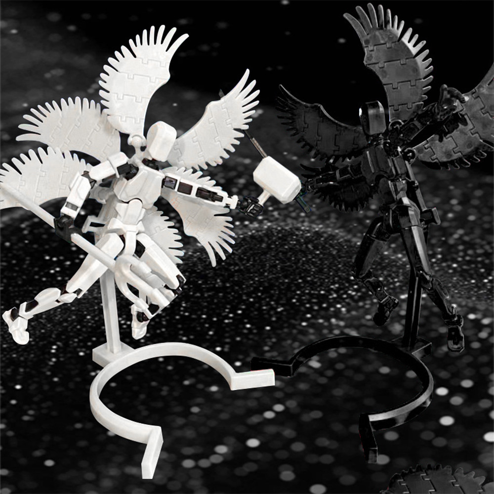 Six winged angel lucky 13 multi joint movable 3D printed doll cool DIY ...