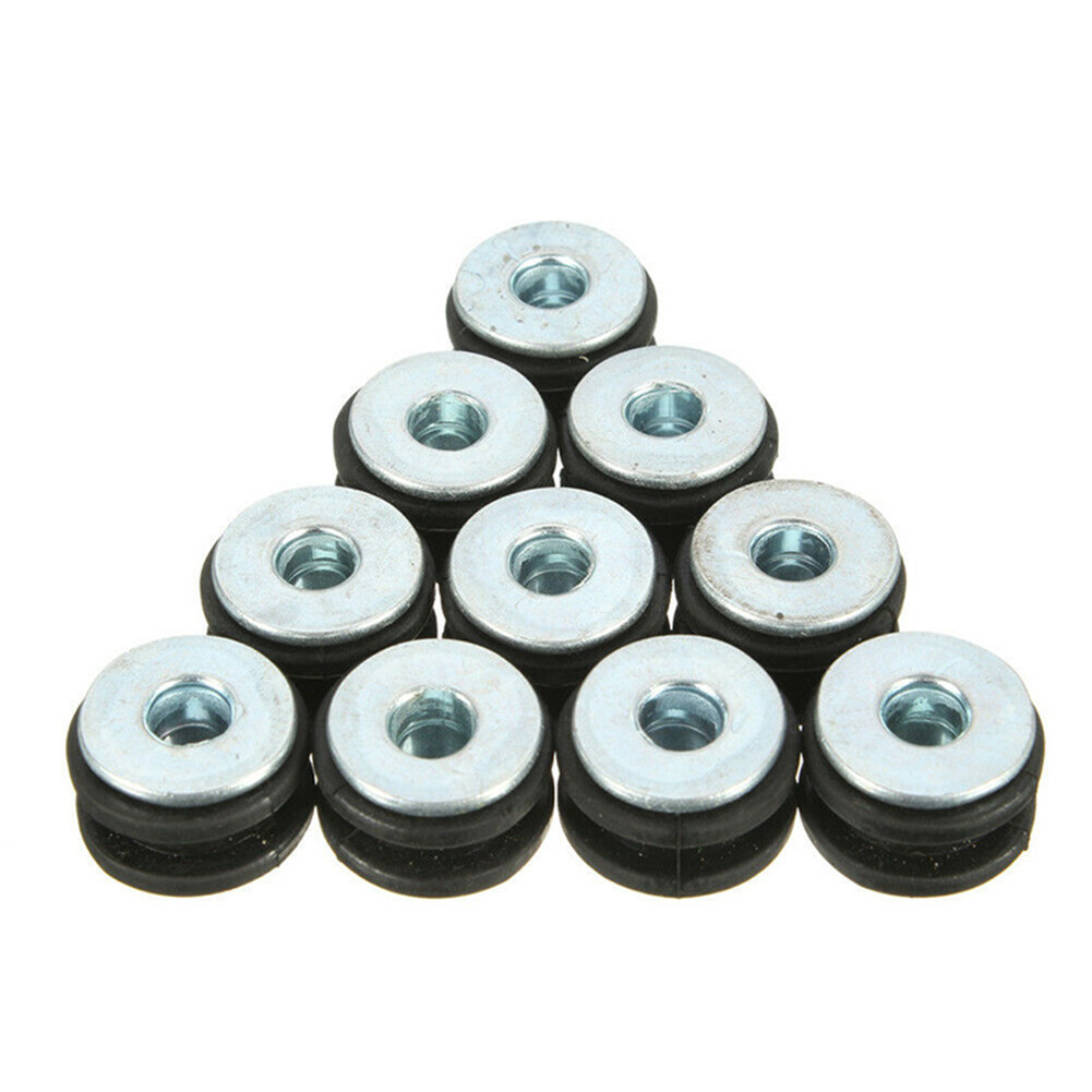 10 Set Motorcycle Rubber Grommets Bolt Universal Rubber Grommet Kit for ...