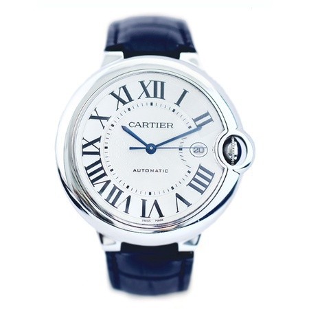 CARTIER Retro Easy Matching Silver Dial， Ballon Bleu Fashion Trend ...