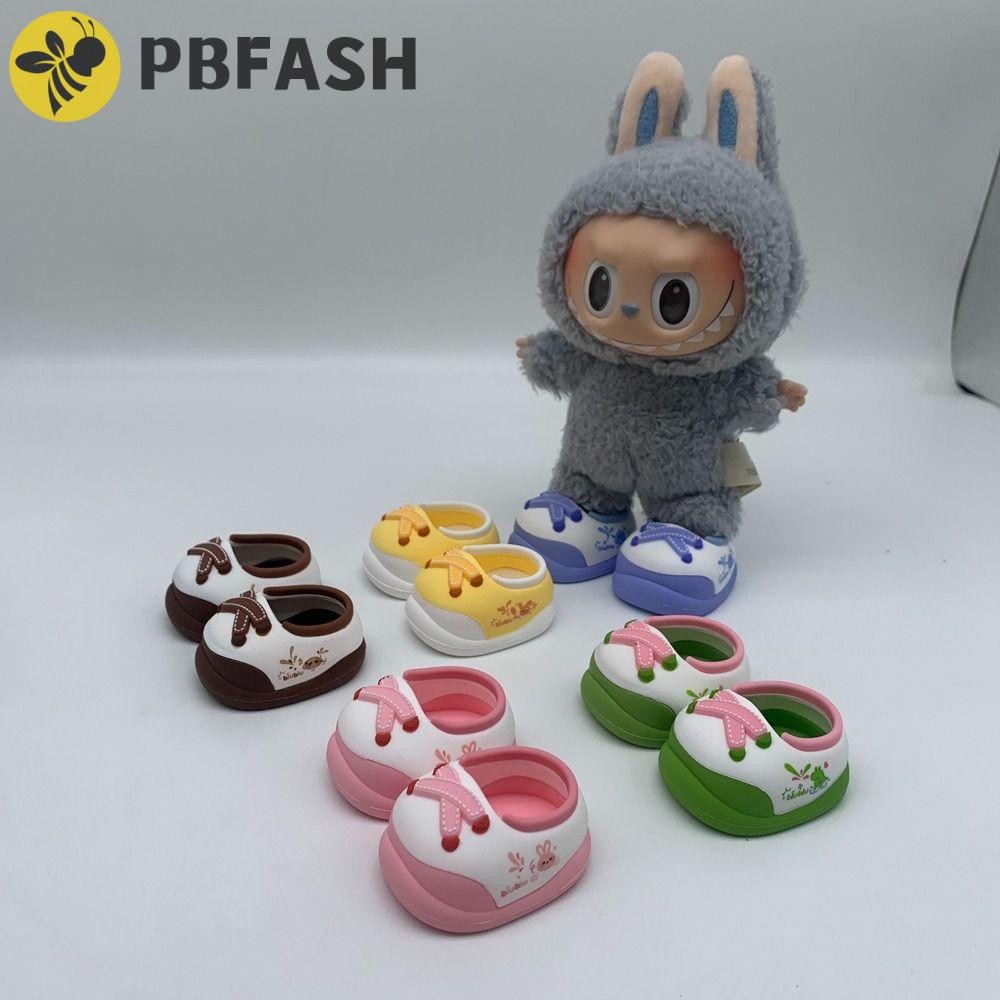PBFASH 1 Pair 17cm Labubu Doll Shoes, Walking Shoes Round Toe Standing ...