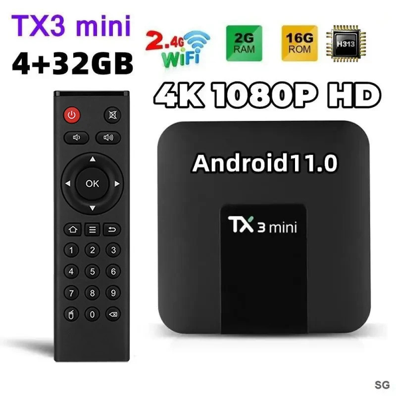 Originale TX3 Mini Android 11.0 Allwinner H313S WiFi 5G 4K TX3 TV Box ...