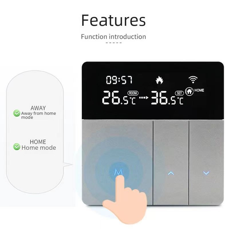Smart GraffitiwifiThermostat RemoteappControl Electrical Floor Heater ...