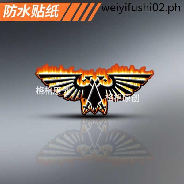 Warhammer 40K Burning LOGO Car Sticker Motorcycle Electric Vehicle ...