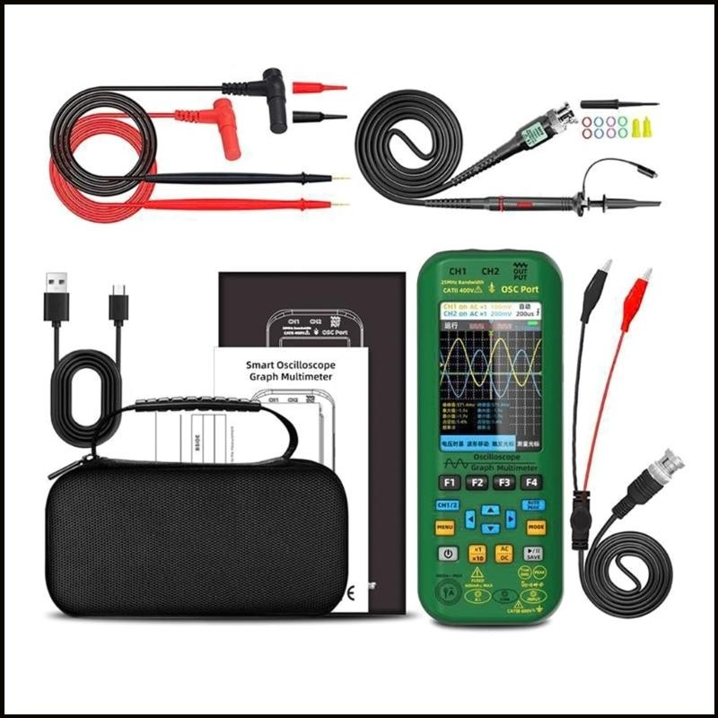 RUN Oscilloscope Double Channel 208MSa s Sampling Rate 25MHz 6000 ...
