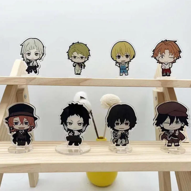 Bungo Stray Dogs Mini Acrylic Stands - Nakahara Chuuya, Dazai Osamu ...