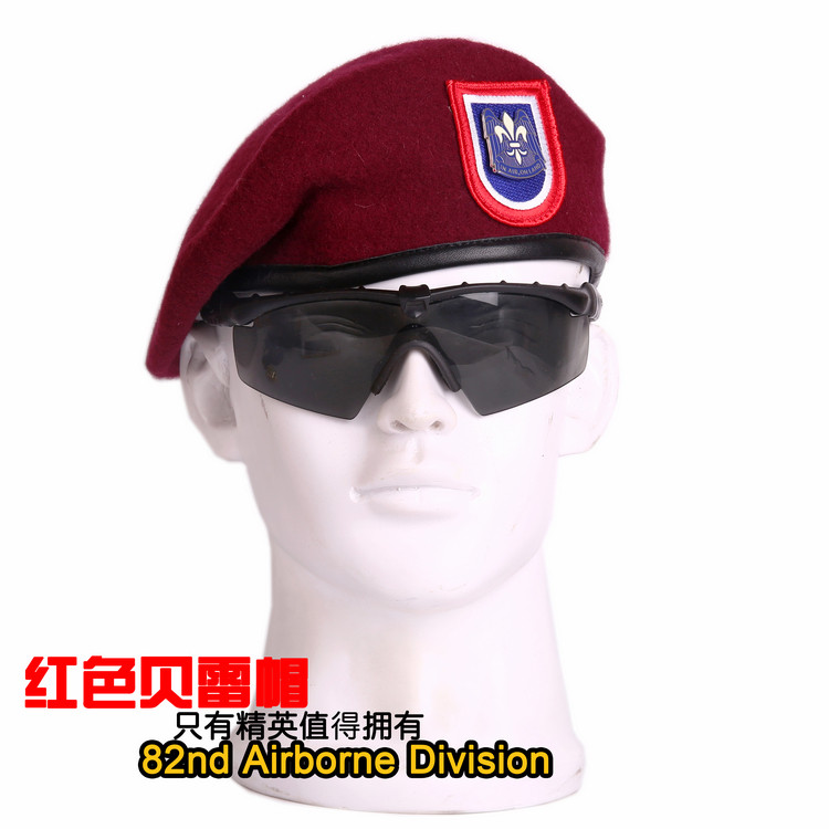 American Airborne Red Beret Special Forces Military Fan 82 Airborne ...