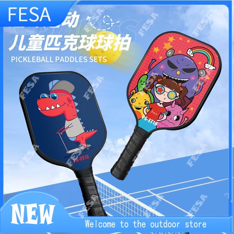 Children's Racket Peak Racket Fiberglass Carbon Fiber Pickleball paddle ...