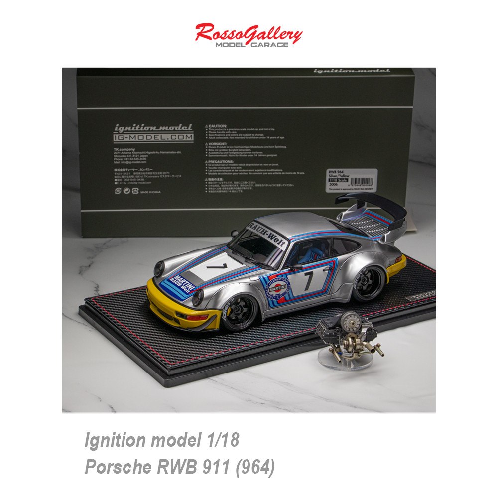 Ignition IG 1: 18 Porsche Wide Body Modified Car Model 911 964 RWB ...