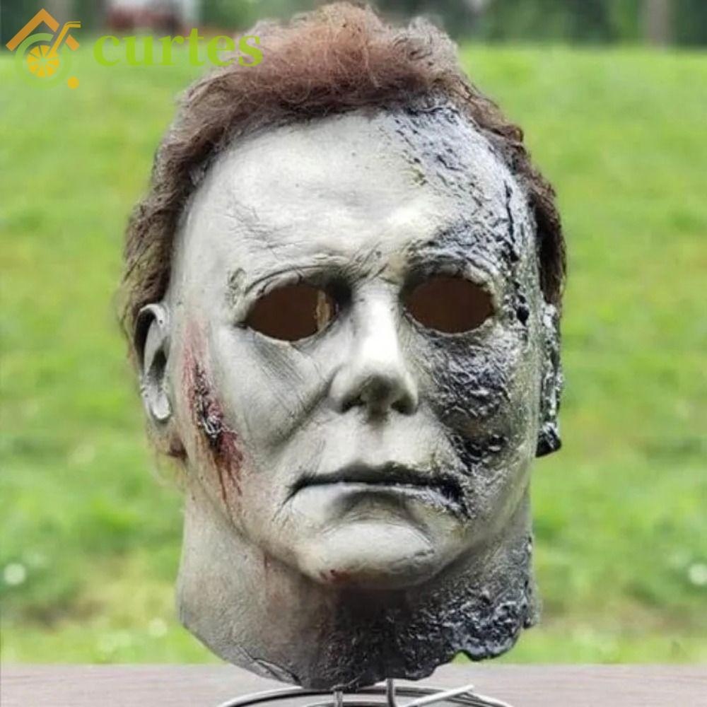 CURTES Michael Myers Mask, Realistic Latex Killer Mask, Tricky Toys ...