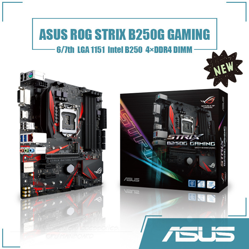 [NEW] ASUS ROG STRIX B250G GAMING Motherboard Intel B250 chipset LGA ...