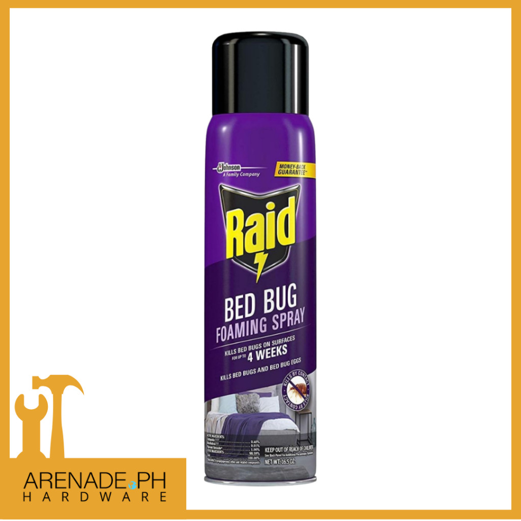 Raid Bed Bug Foaming Spray, 16.5 Oz | Shopee Philippines
