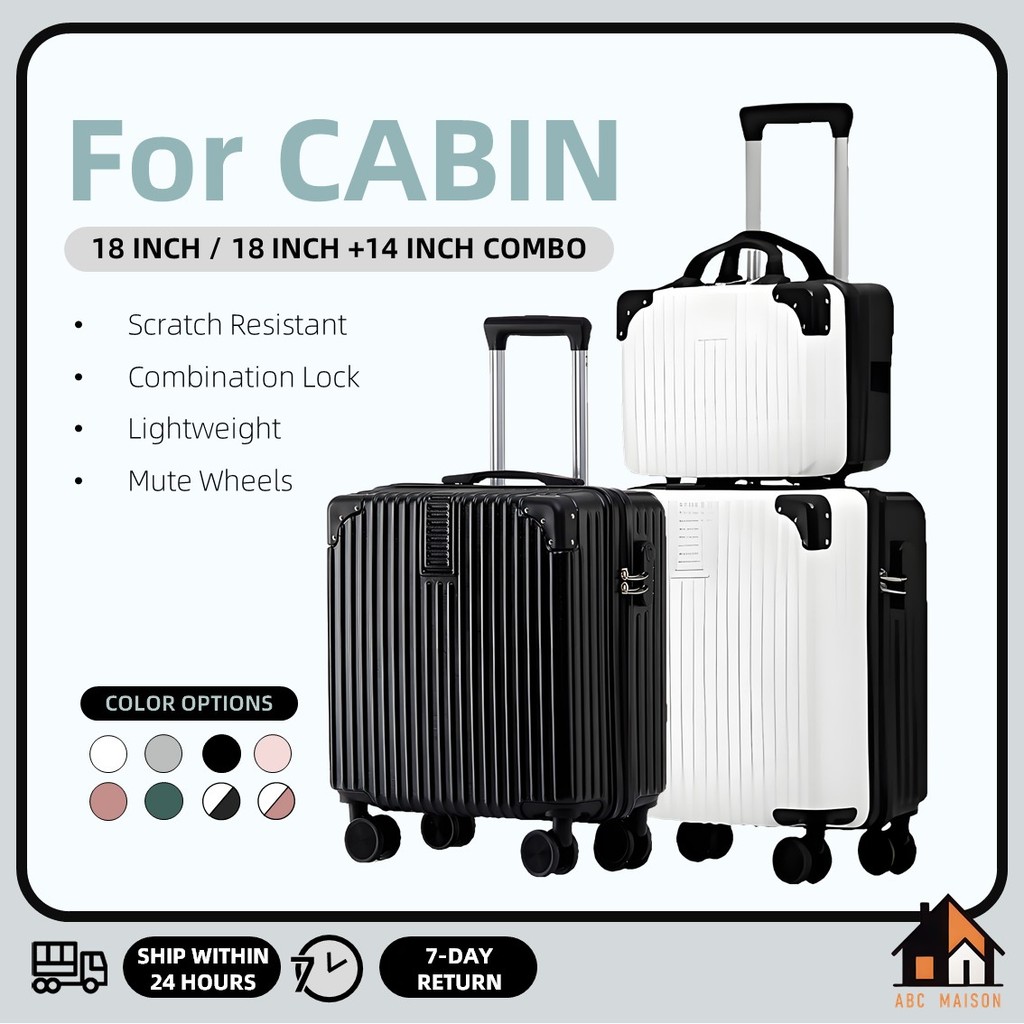 [Staff Gift] Hand Carry Luggage Ultra Light Maleta Travel Bags Luggage ...