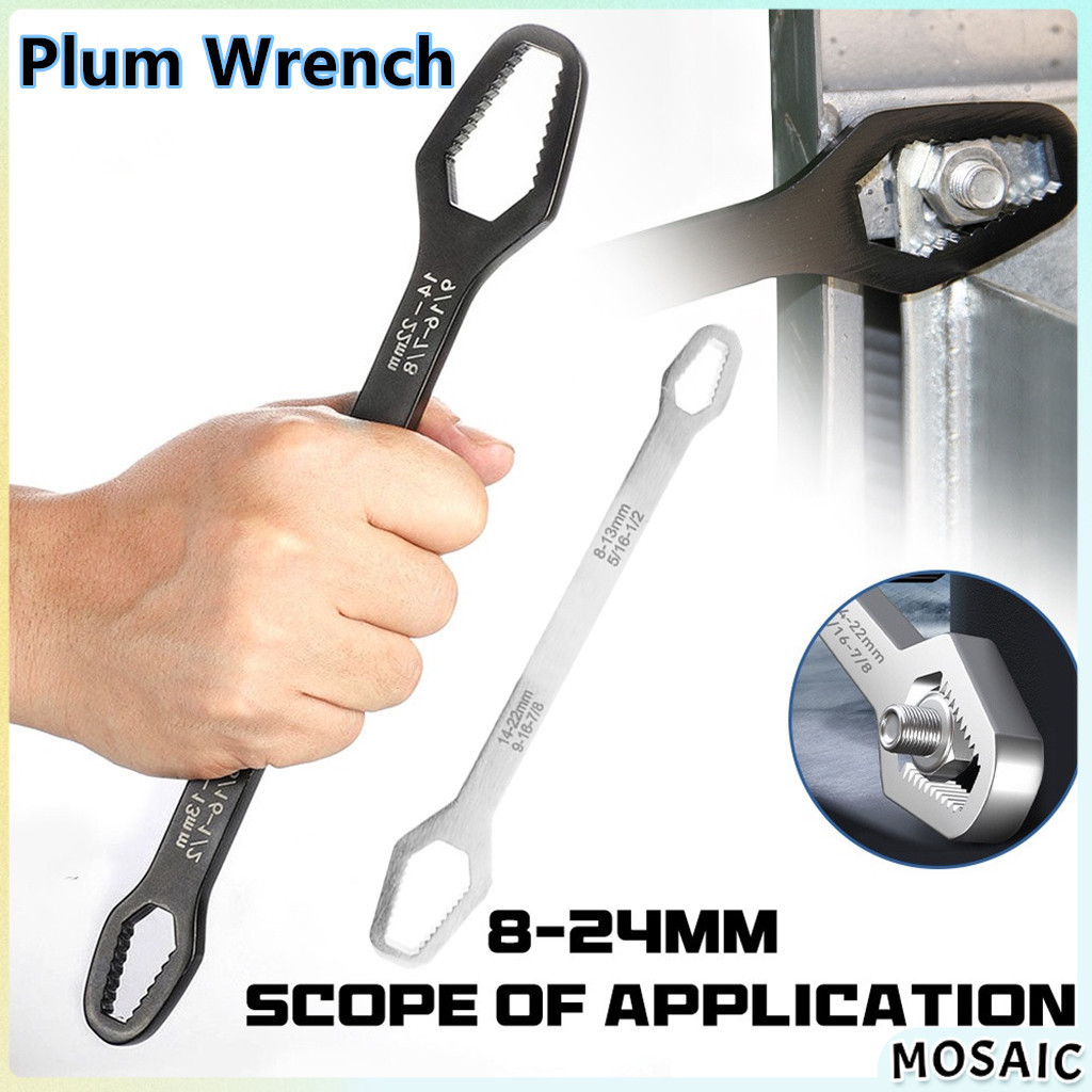 8-22mm Universal Torx Wrench Adjustable Ratchet Spanner Double Head ...