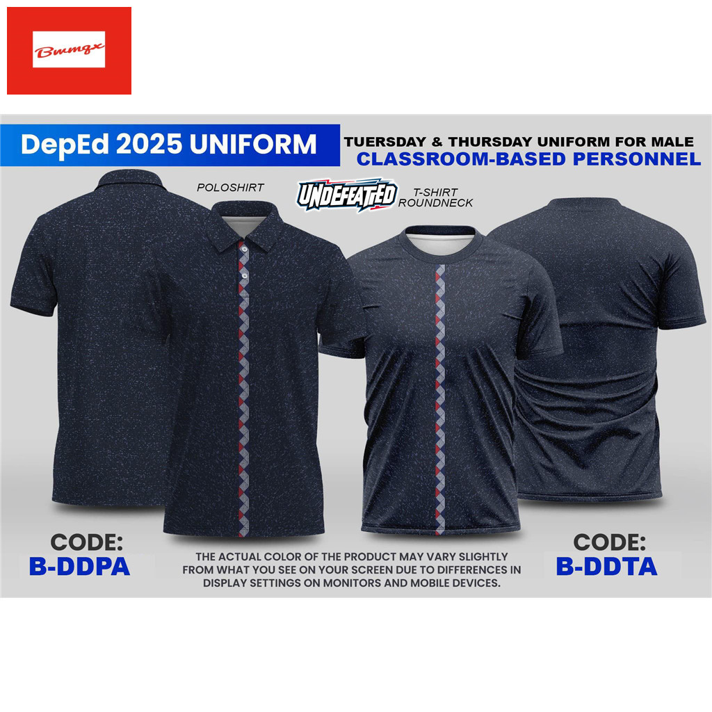 2025 NEW DEPED UNIFORMS TUESDAY & THURSDAY UNIFORM FOR MALE CLASSROOM ...