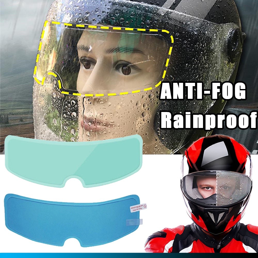 MOTOX Motorcycle Anti Rain Anti Fog Film for Helmet Transparent Rain ...