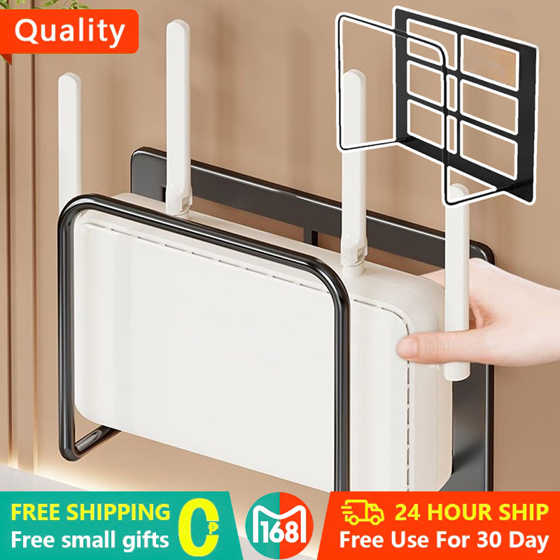 Rack Router Placement Socket Wall Mount Fixture Wifi Storage Box ...