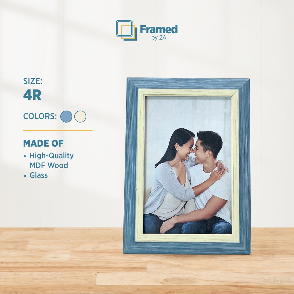 2A Picture Frame 4R Aesthetic Wood Design Wall Decor Photo Frame (Y214 ...