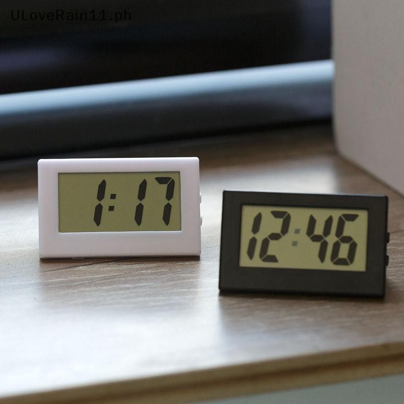 ULoveRain Mini Clock Simple Electronic Clock Bedside Clock Car Clock ...