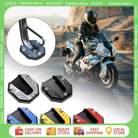 Motorcycle Kickstand Extender FootSide Stand Extension Pad Support ...