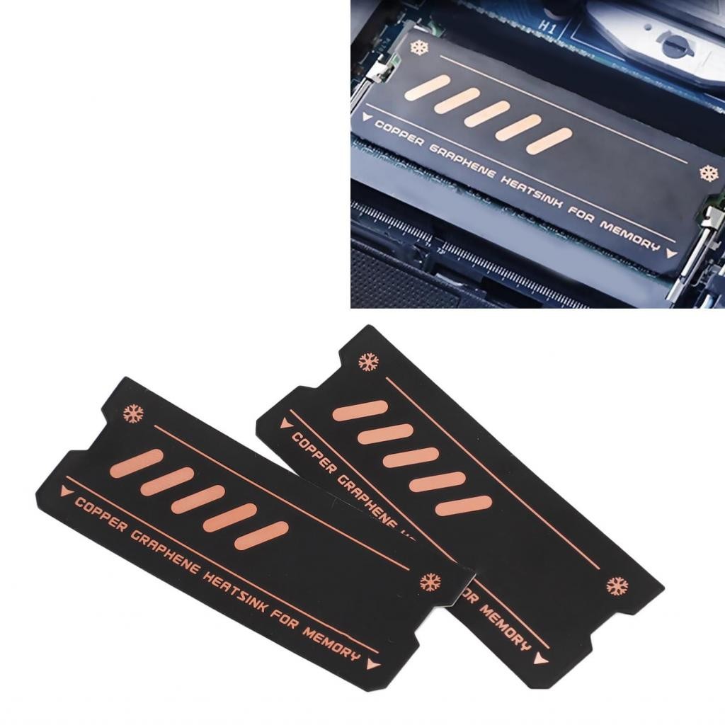 Random Access Memory Cooler Laptop Heatsink Dual Layer Graphene Copper ...