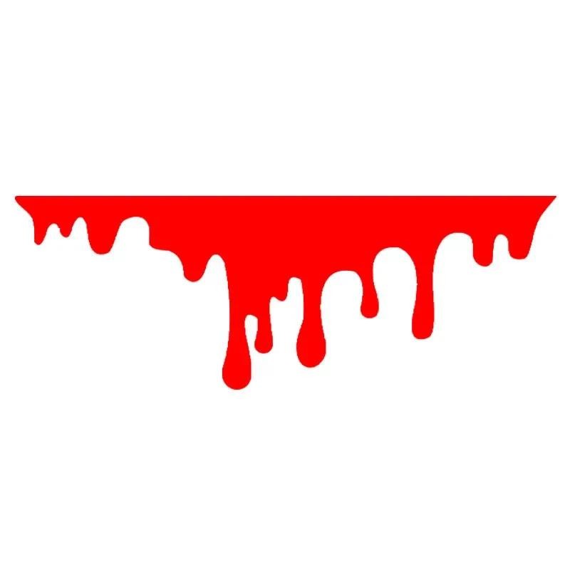 14x5cm Blood Flow Bloodstain Car Sticker Auto Side Door Window Funny ...