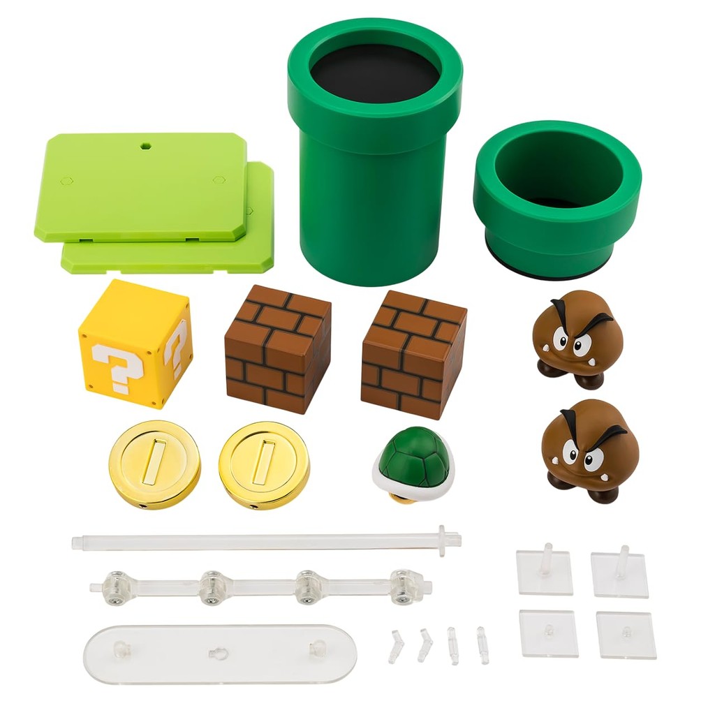 TAMASHII NATIONS S.H.Figuarts Super Mario Playset (SUPER MARIO) ABS ...