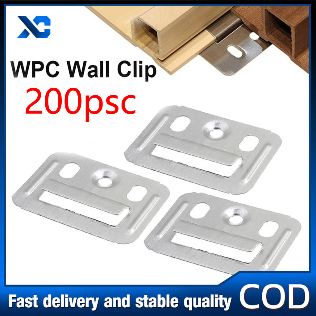 200pcs Metal Clip Wall Clip Fluted Wall Panel For Wpc Wall And Ceiling ...